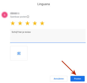 Hoe plaats ik een Google Review? - Linguana